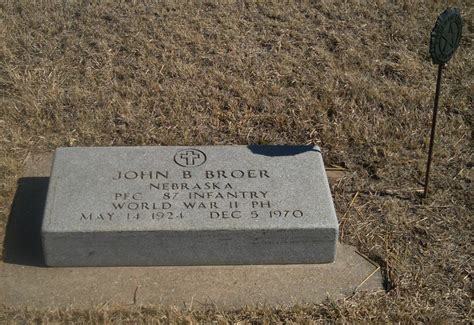 John B Broer 1924 1970 Find A Grave Memorial