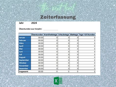 Automated Timesheet Excel Template