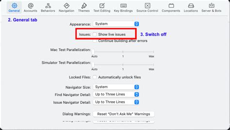 Is There Some Way To Stop Xcode From Showing Errors And Prompts While I