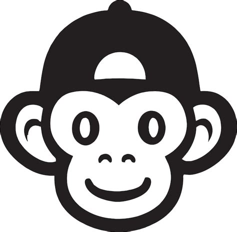 Premium Vector Silly Monkey Icon