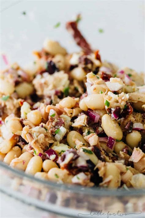 Mediterranean Tuna White Bean Salad Tuna Salad With White Beans