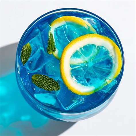 Vibrant Blue Lemonade With Spirulina Refreshing Summer Drink