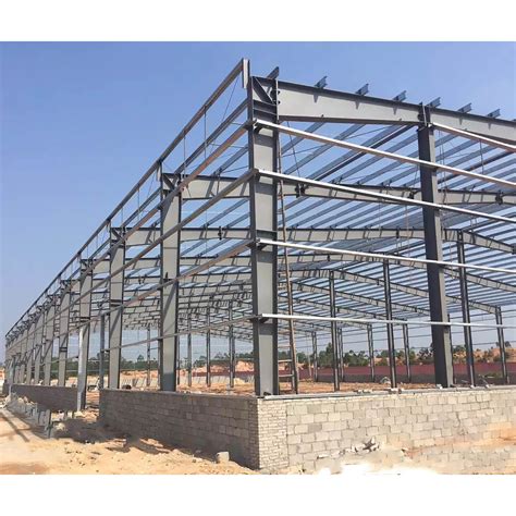 Custom Industrial Prefabricated Metal Structure For Steel Frame