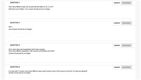 Solved How Many Different Ways Can We Permute The Letters A Chegg
