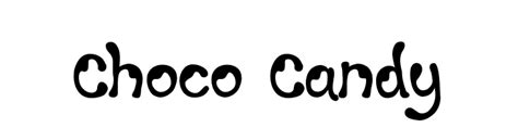 Choco Candy Font Details And Characters —