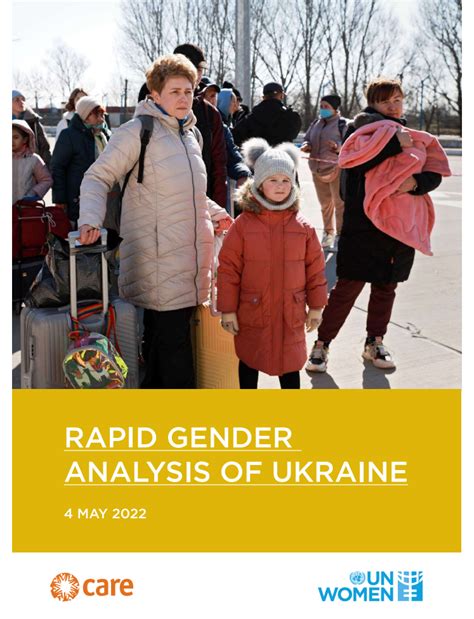 Rapid Gender Analysis Of Ukraine United Nations Office Of The Special