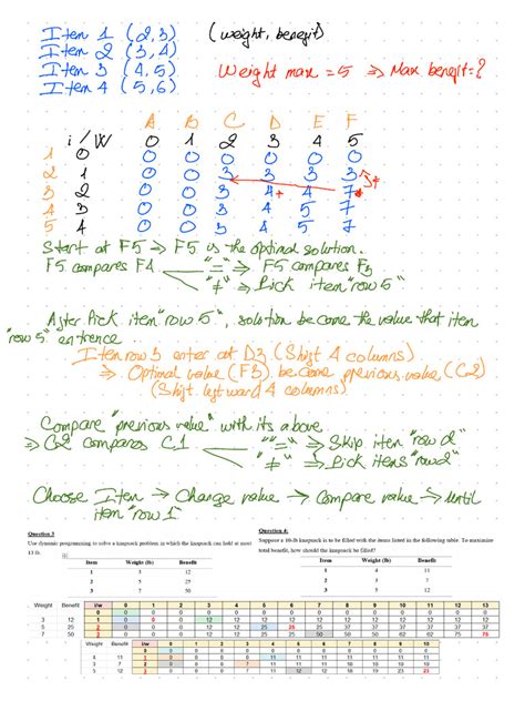 knapsack network pdf