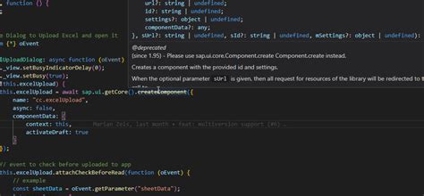 Deprecated Corecreatecomponent · Issue 39 · Spreadsheetimporterui5 Cc Spreadsheetimporter