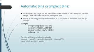 System Verilog Coverage PPTX