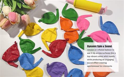 Rocket Balloons Companion 20pcs Spinning Top Balloons
