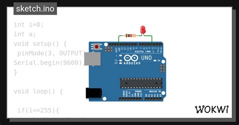 jas ledky ano wokwi esp32 stm32 arduino simulator