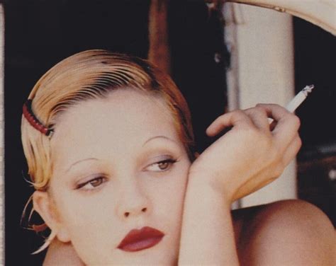 Drew Barrymore Cigarette In Hand 4x6 Photo Etsy