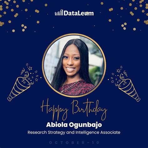 Dataleum On Linkedin Today We Celebrate Abiola An All Round Amazing