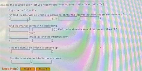 Solved Nsider The Equation Below If You Need To Use Chegg