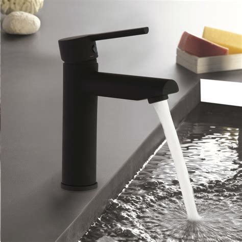 Grifo Monomando Ramon Soler Drako Negro Mate Para Lavabo Tubesan