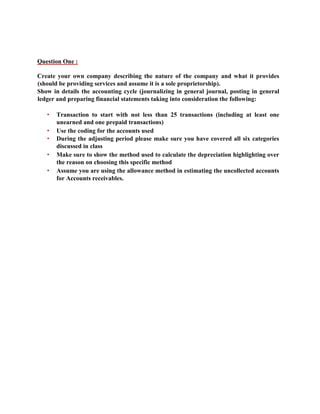 Accounting Exam Docx