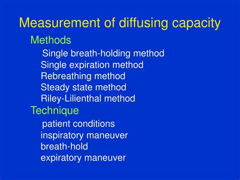 PPT DM Seminar 23 01 04 Diffusion Capacity Puneet Malhotra Dept Of Pulmonary Medicine PGIMER
