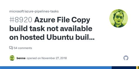 azure file copy build task not available on hosted ubuntu build agent