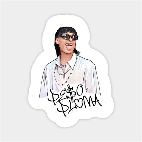 Peso Pluma By Cesarmondragon In 2024 Custom Stickers Funny Stickers Stickers
