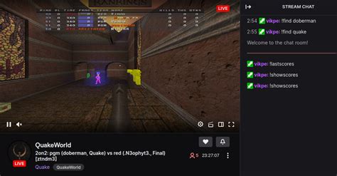 github vikpe qw streambot setup for automated quakeworld client