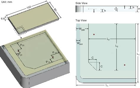 Figure 1 From Dual Feed Wideband Folded Waveguide Antenna For Handset