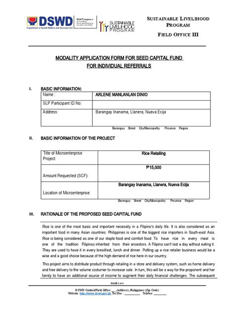 Rice Retailing Sample Project Pdf