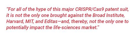 Interference A Crispr Patent Dispute Roadmap