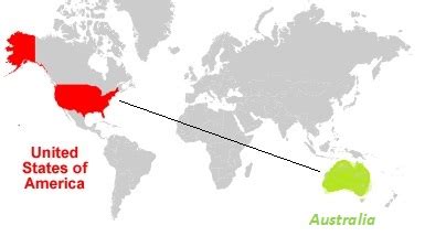 Location Map Australian Trade