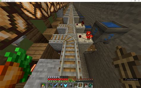 Trying To Curve A Rail Rredstone