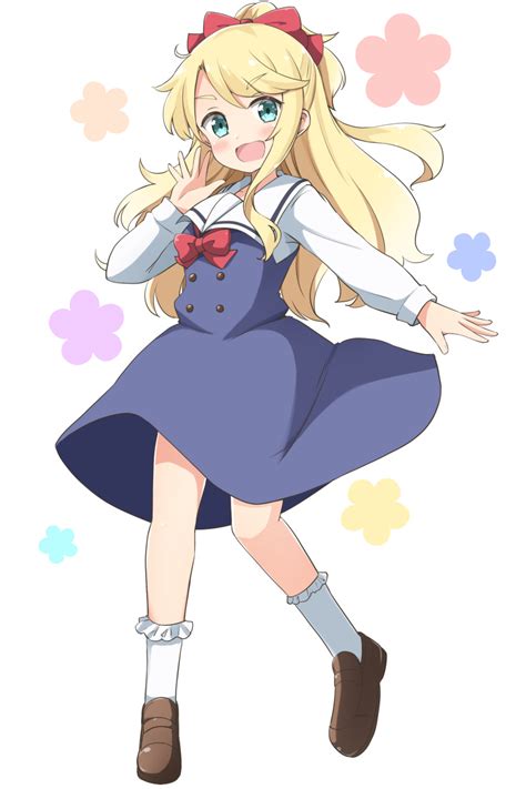 Safebooru 1girl Absurdres Aikawa Ryou Bangs Blue Dress Blush Bow