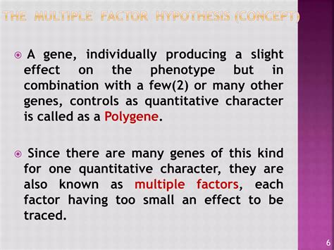 Quantitative Characters And Genes Pptx