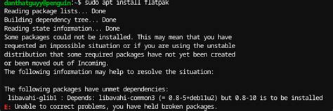 How Do I Fix This Issue Rflatpak