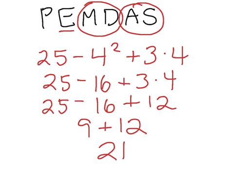 Pemdas Problems And Answers