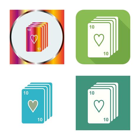 Deck Of Cards Vector Icon 34176524 Vector Art At Vecteezy