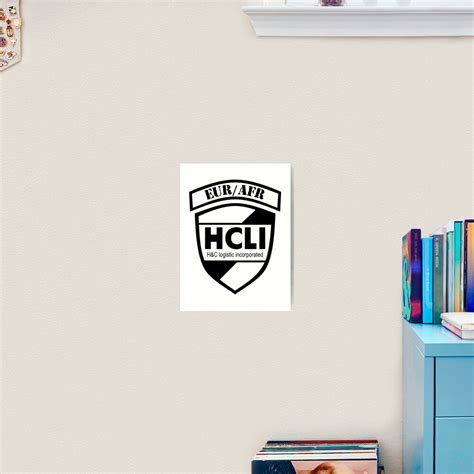Jormungand Hcli Logo White Patch Art Print For Sale By Fireseed Josh Redbubble
