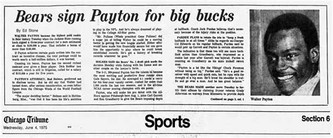 Walter Payton The Life Career Of The Chicago Bears Hall Of Famer Better Known As Sweetness