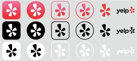 Yelp Logo Icon Mega Set Full Bundle 68809103 Vector Art At Vecteezy
