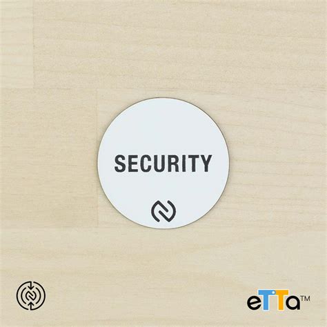 Security Design Antimetal Stickers Nfc Security Tag