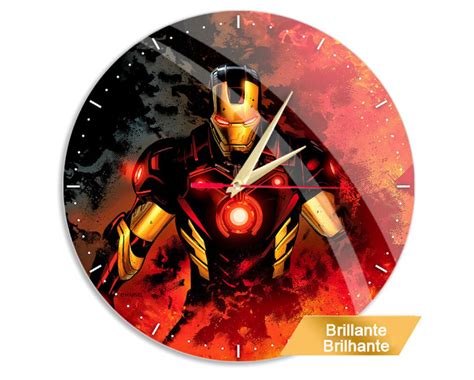 Marvel Iron Man Wall Clock At Mighty Ape Nz