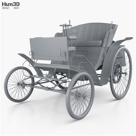 Benz Velo 1894 3d Model Download 1880 1929 On