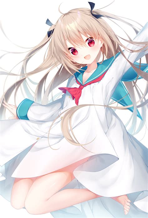 Fuwa Mochiri Atri Atri My Dear Moments Absurdres Commentary Highres 1girl D Ahoge Arm