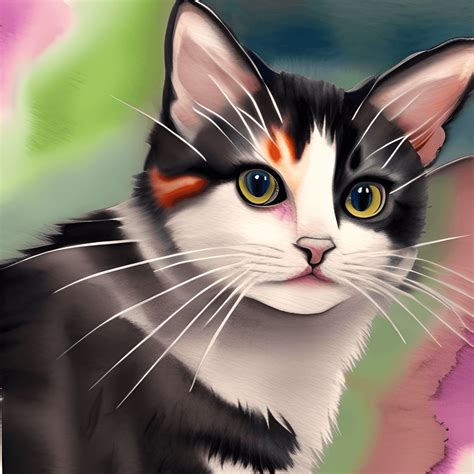 Cute Calico Kitty Graphic Creative Fabrica