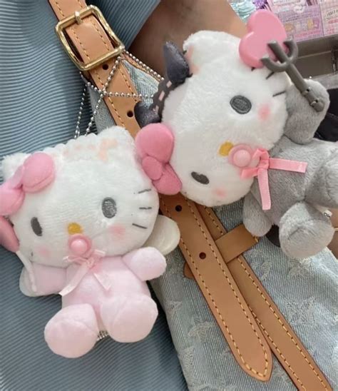 Sanrio Hello Kittykitty Devil Pacifier Cute Toy Plush Pendant 11cm