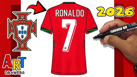 How To Draw Cristiano Ronaldo Portugal 2026 Cr7 Fifa World Cup 2026