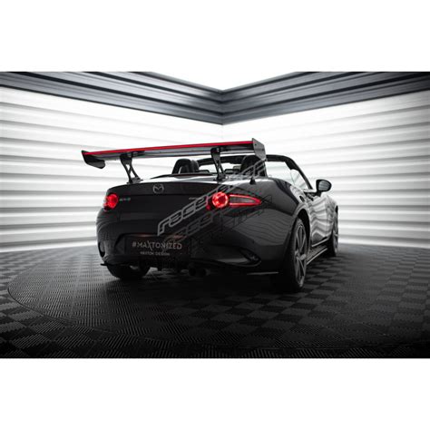 Carbon Spoiler Jdm Style Led Mazda Mx 5 Nd Mk4 Races