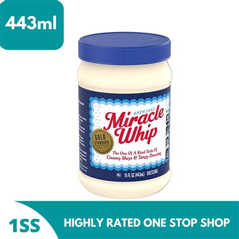 Kraft Gold Standard Recipe Original Miracle Whip 443ml Lazada Ph
