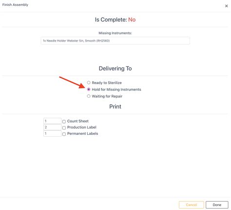 Facility How Do I Stop My Technicians From Sterilizing Trays With Missing Instruments