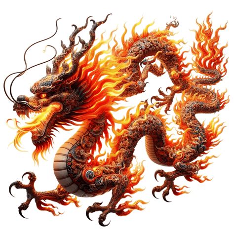 Tatuaje De Dragón De Fuego Chino