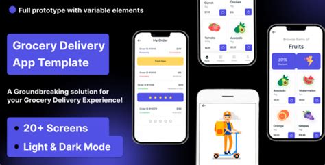 Grocery Delivery App Flutter Template Code Market