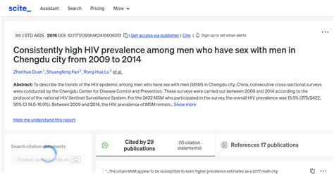 Consistently High Hiv Prevalence Among Men Who Have Sex With Men In